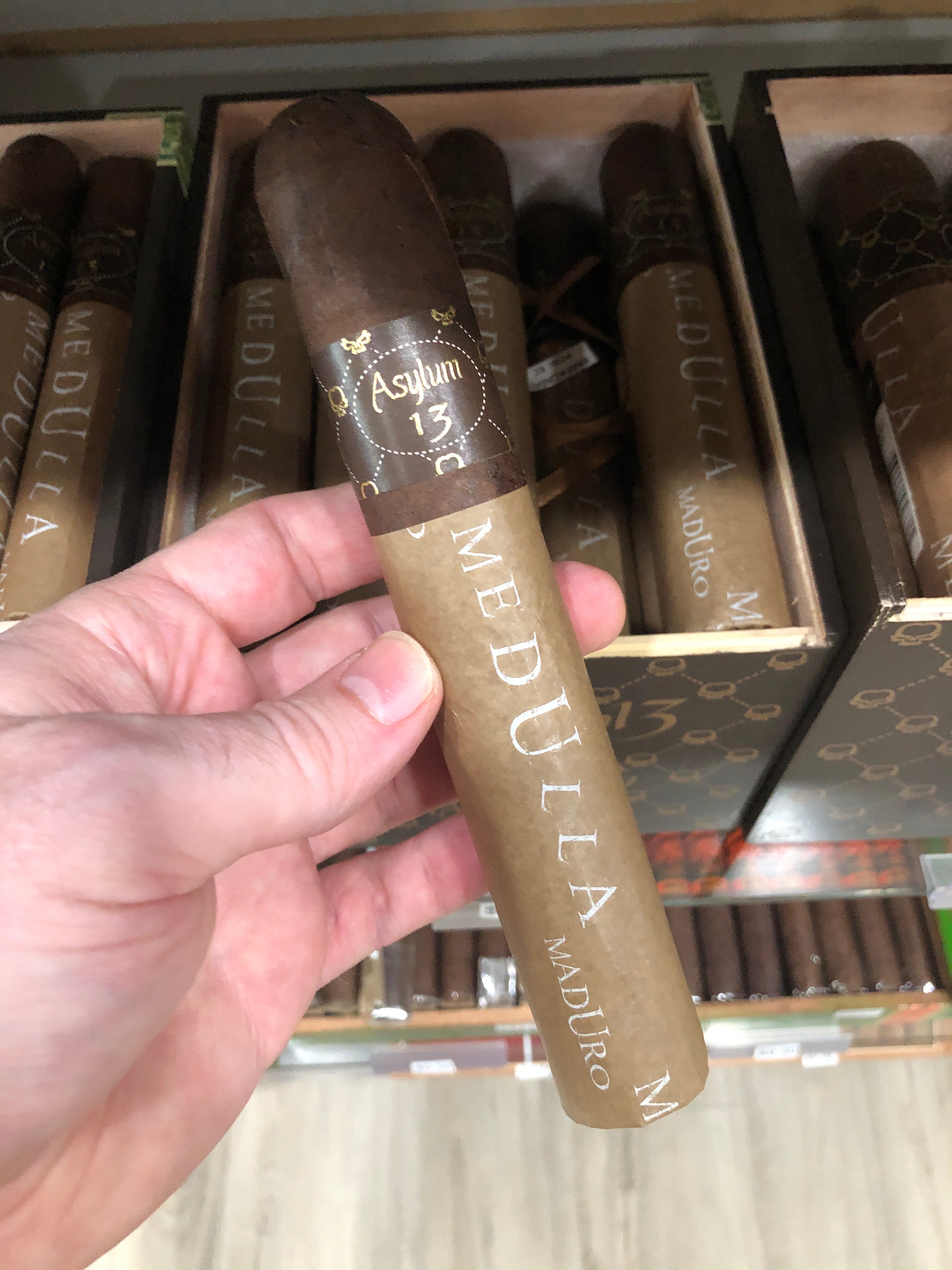 Asylum - 13 Medulla Maduro 7x70 – Route 30 Cigars