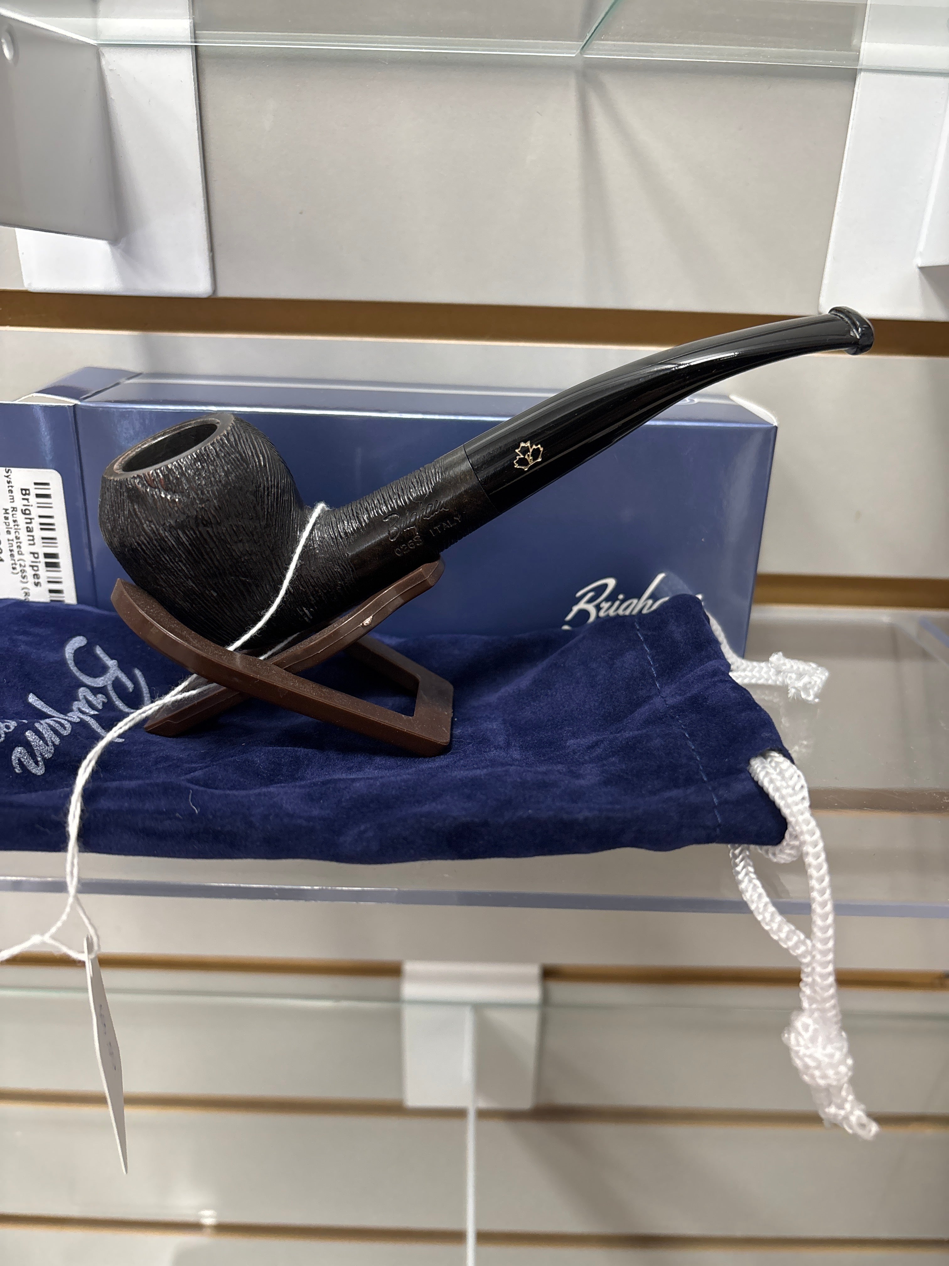 Pipe - Brigham System Rusticated (26S) – Route 30 Cigars