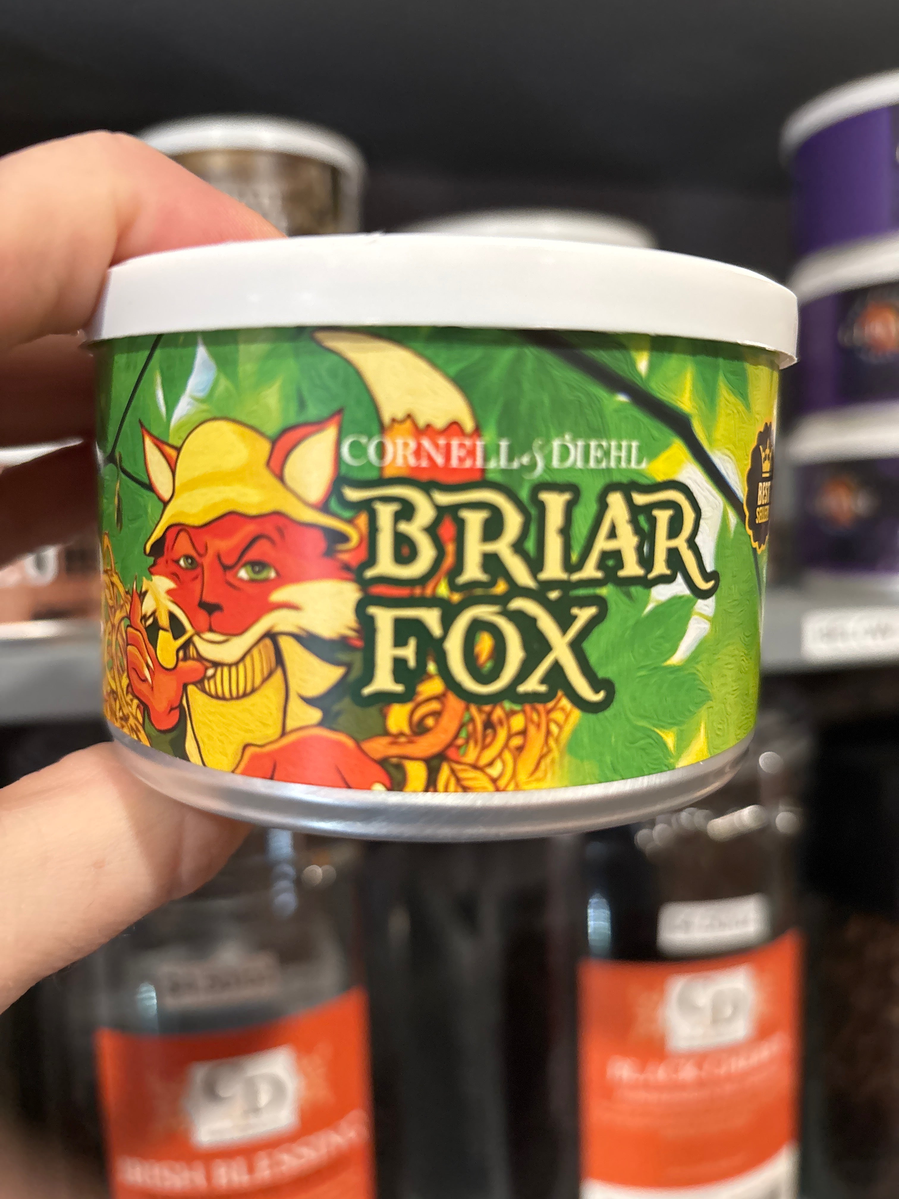Pipe Tobacco - Tin - C&D Briar Fox – Route 30 Cigars