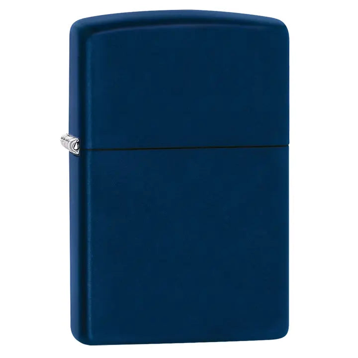 Zippo Lighter - 239 Reg Navy Blue Matte – Route 30 Cigars
