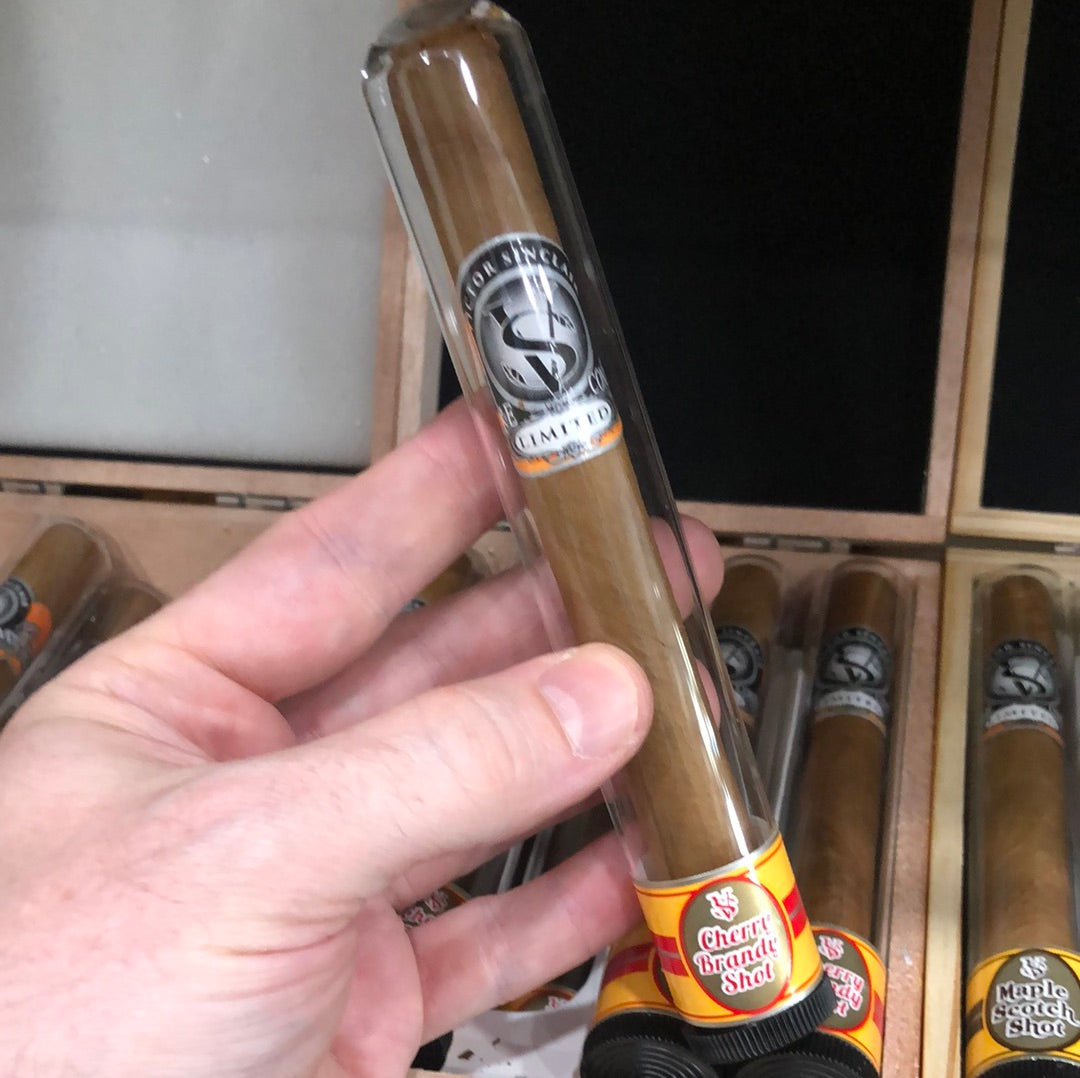 Victor Sinclair - Shots Tubo Cherry Brandy – Route 30 Cigars Victor Sinclair - Shots Tubo Cherry Brandy – Route 30 Cigars