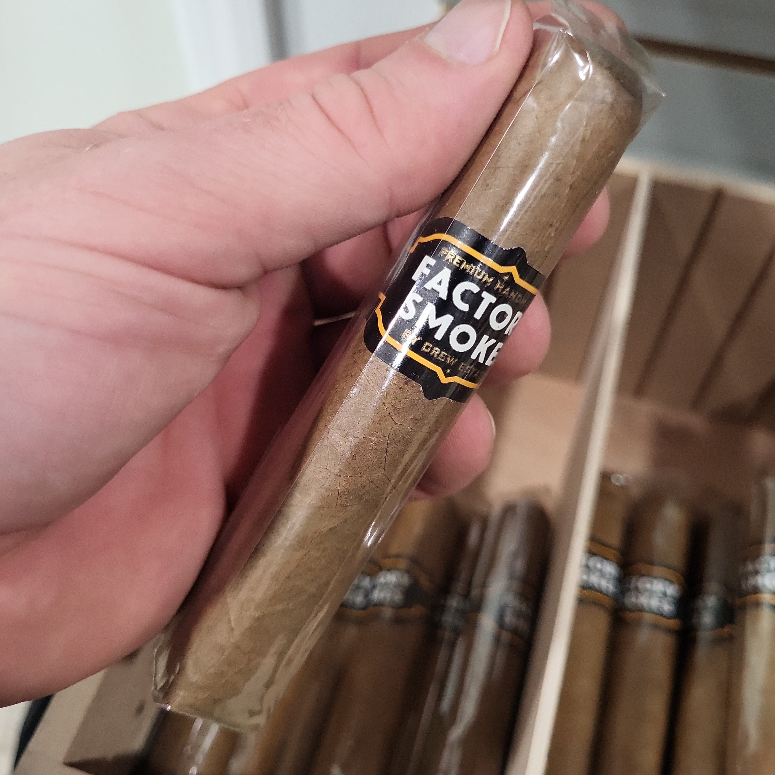 DE Factory Smokes Single - CT Shade Robusto – Route 30 Cigars