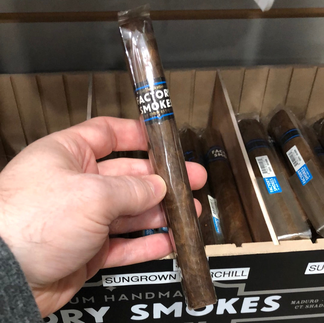 DE Factory Smokes Single - Sungrown Churchill – Route 30 Cigars